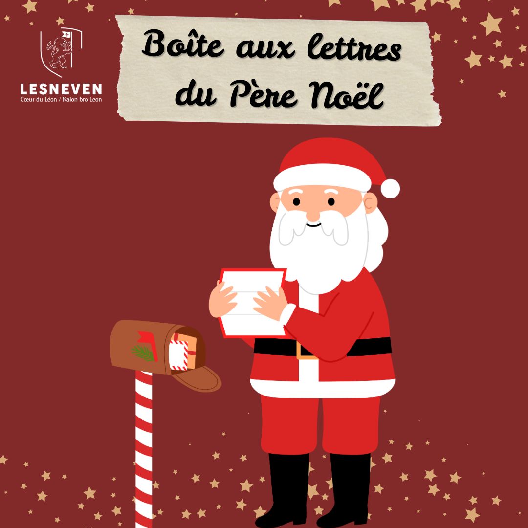 Boîte aux lettres du Père Noël - Ville de Lesneven